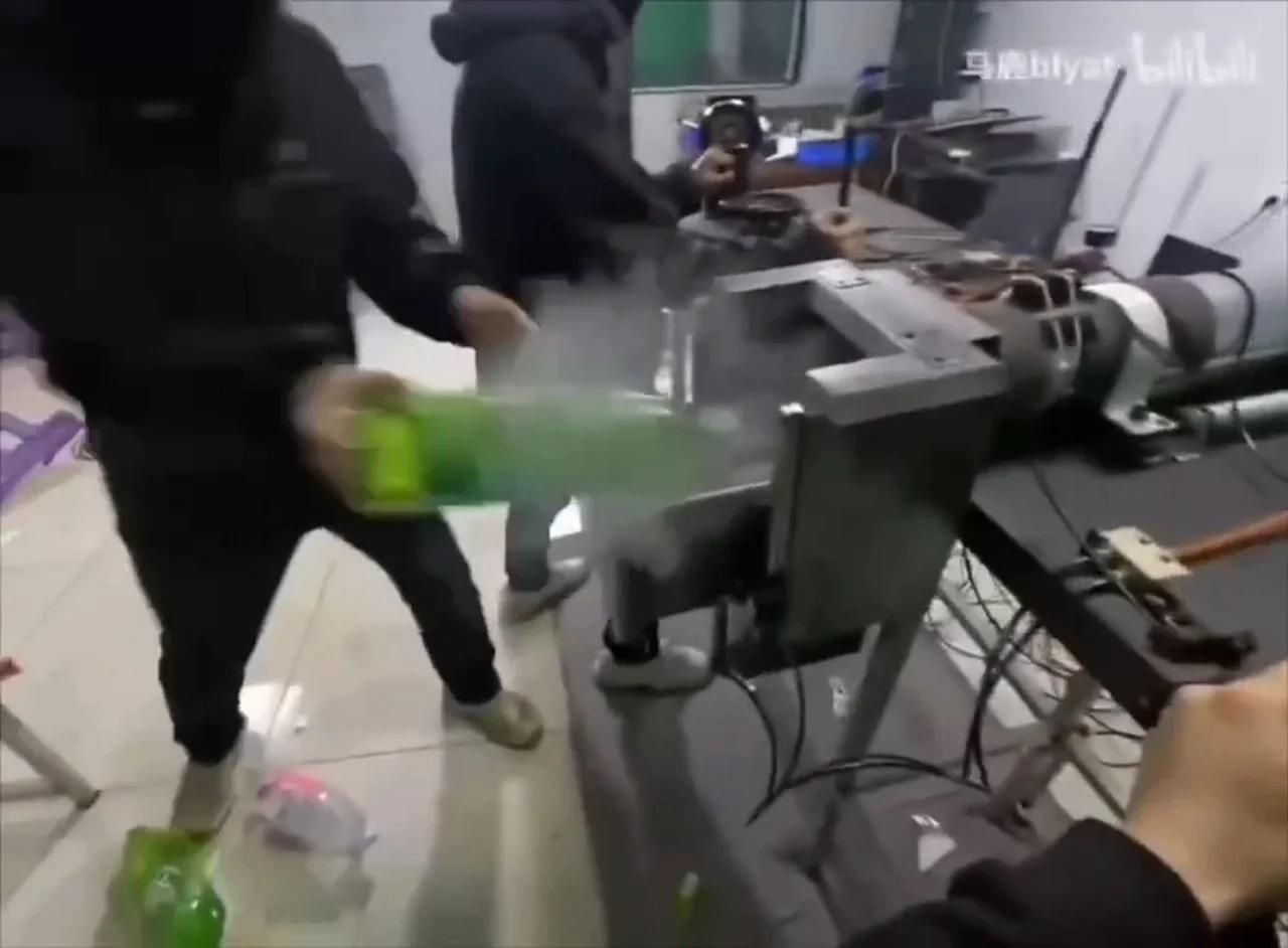 Homemade Tank training simulation