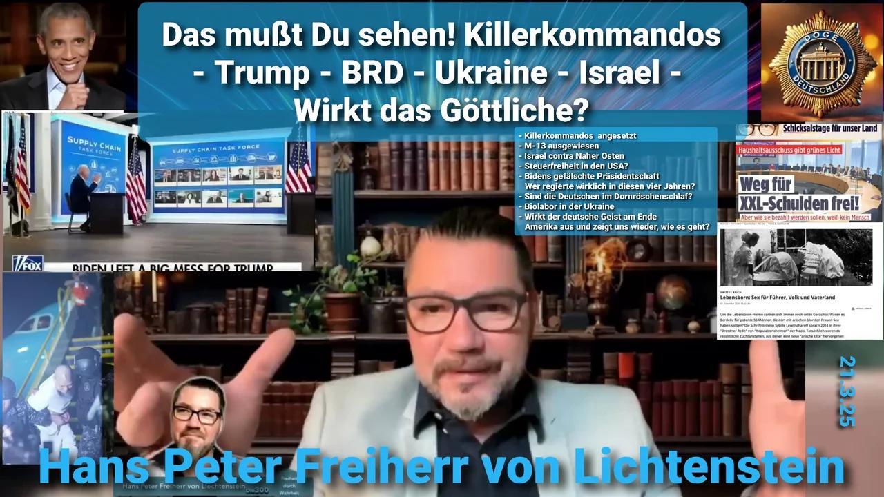 Hans Peter Freiherr von Lichtenstein - Killerkommandos - Trump - BRD ...