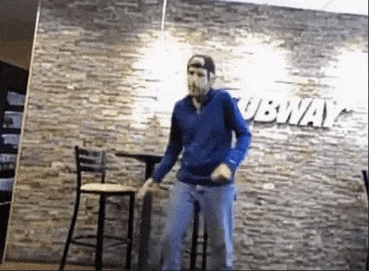 terry dancing at subway