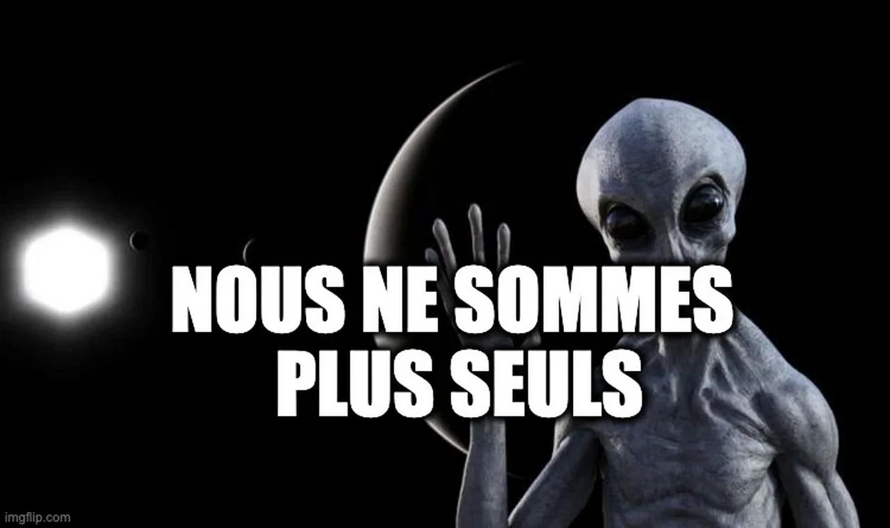 NOUS NE SOMMES PLUS SEULS