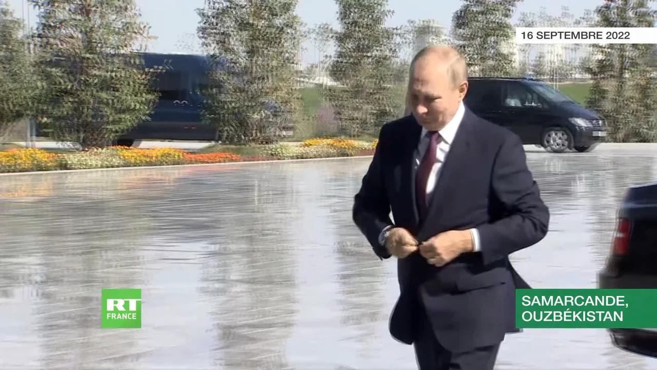 Ouzbékistan : Poutine arrive à la réunion du Conseil des chefs d'Etat ...