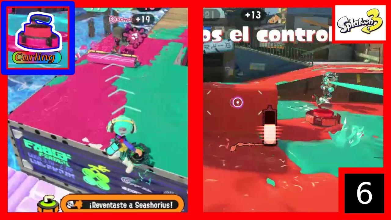 Splatoon 3 curling bomb splat compilation part 6