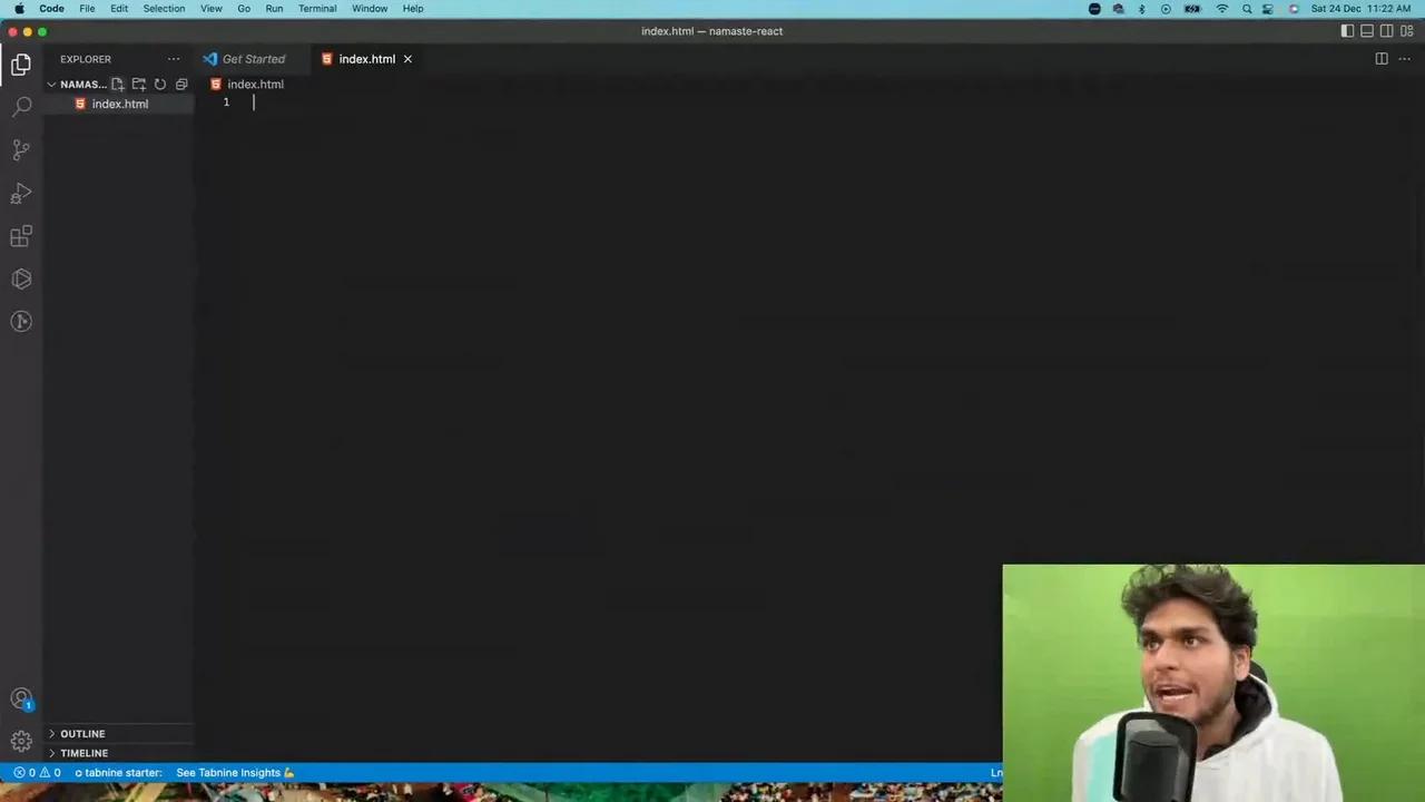1. Inception - Namaste React LIVE