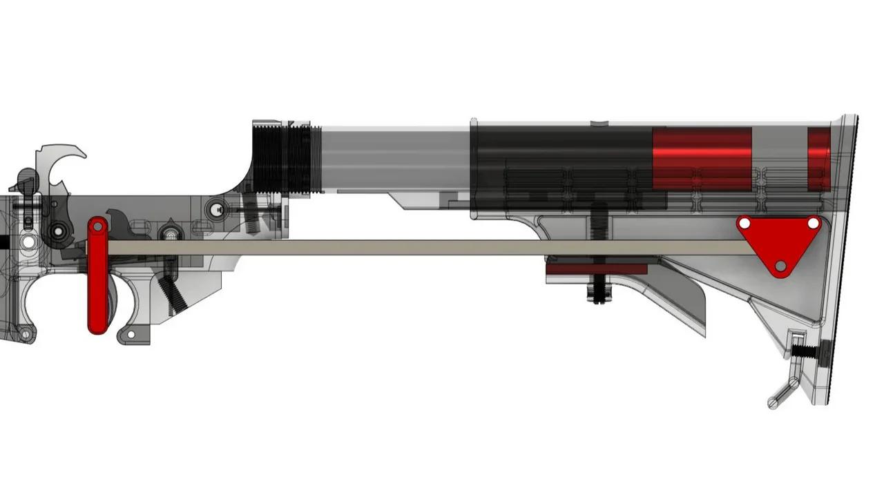 BBBumber Bump Stock Conversion for basic adjustable stocks.
