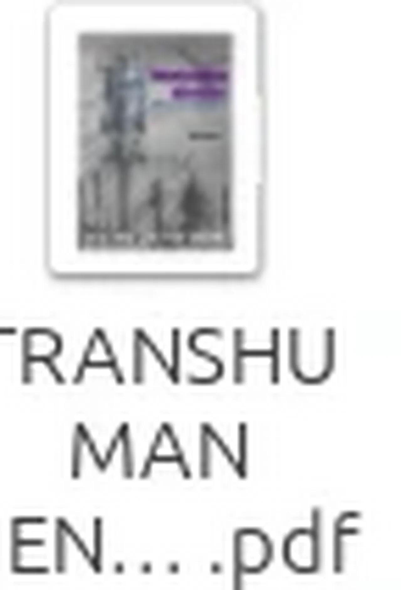 TRANSHUMAN GENOCIDE