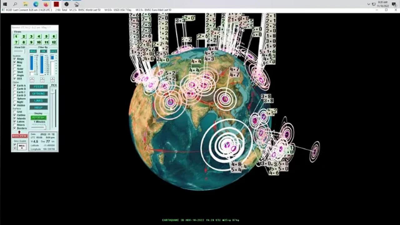 Dutchsinse 11/18/2022 -- Large M6.9 (M7.0) Earthquake strikes warned ...