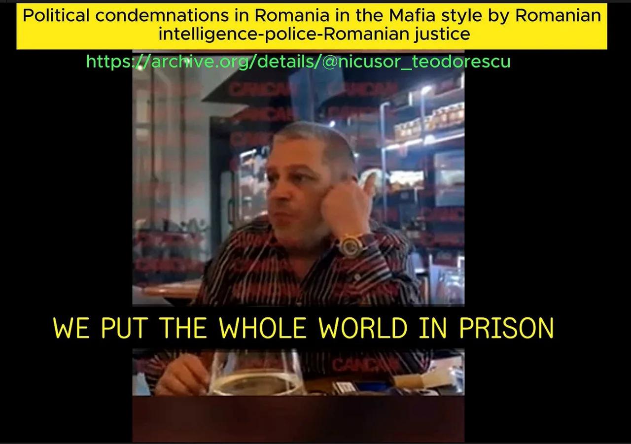 Political condemnations in Romania in the Mafia style by Romanian ...