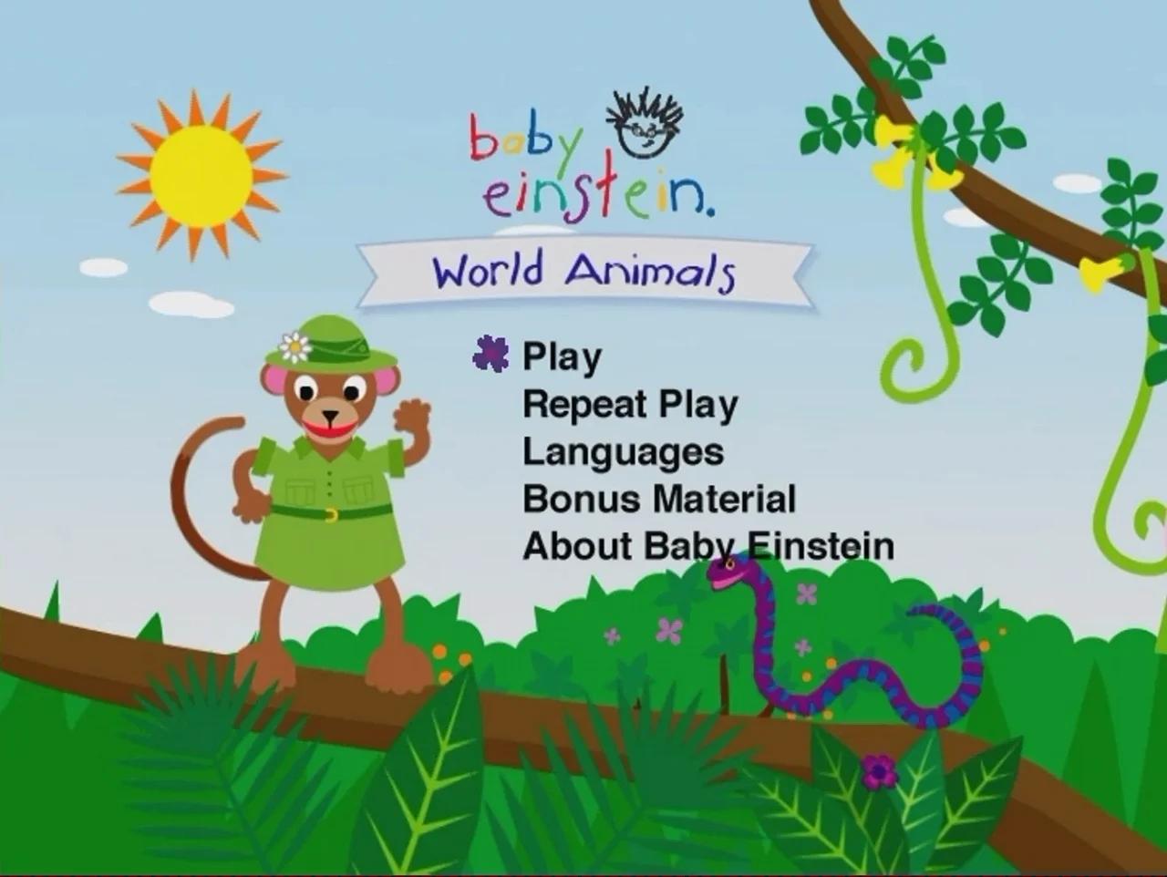Baby Einstein World Animals 2005 DVD
