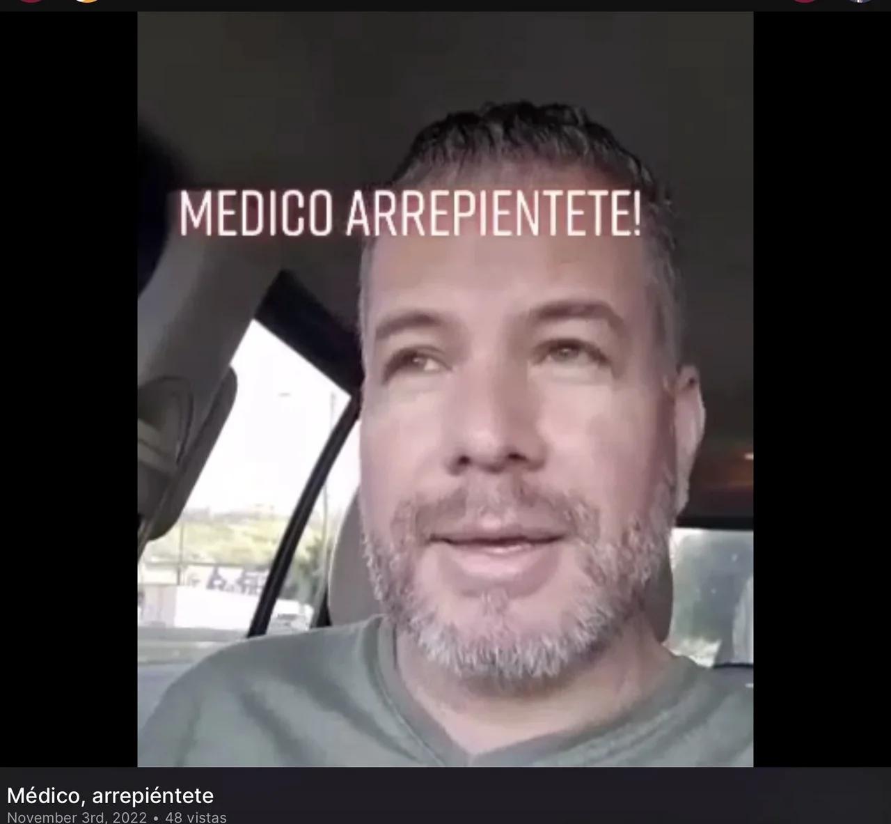 Médico arrepiéntete