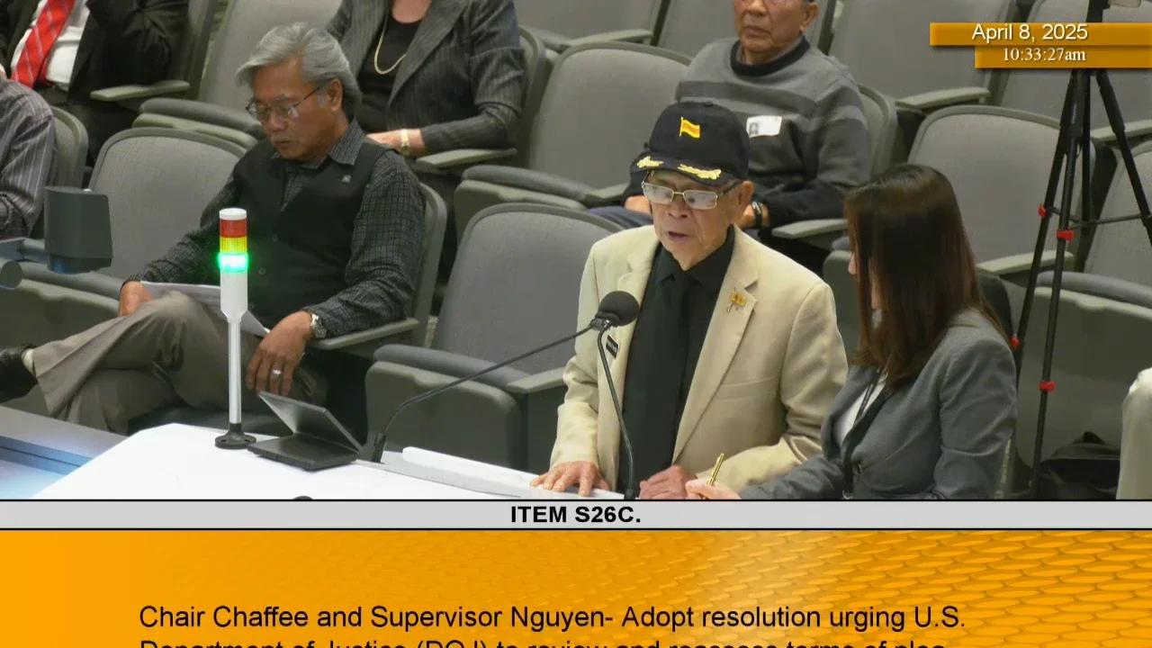 Orange County Board Of Supervisors Meeting Part 1 2025-4-8
