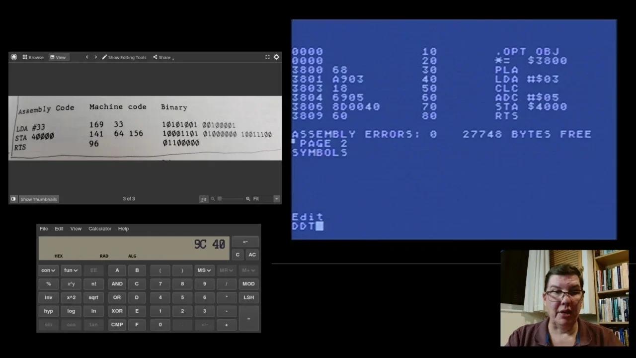 Livestream 2: Atari Machine Language For the Absolute Beginner
