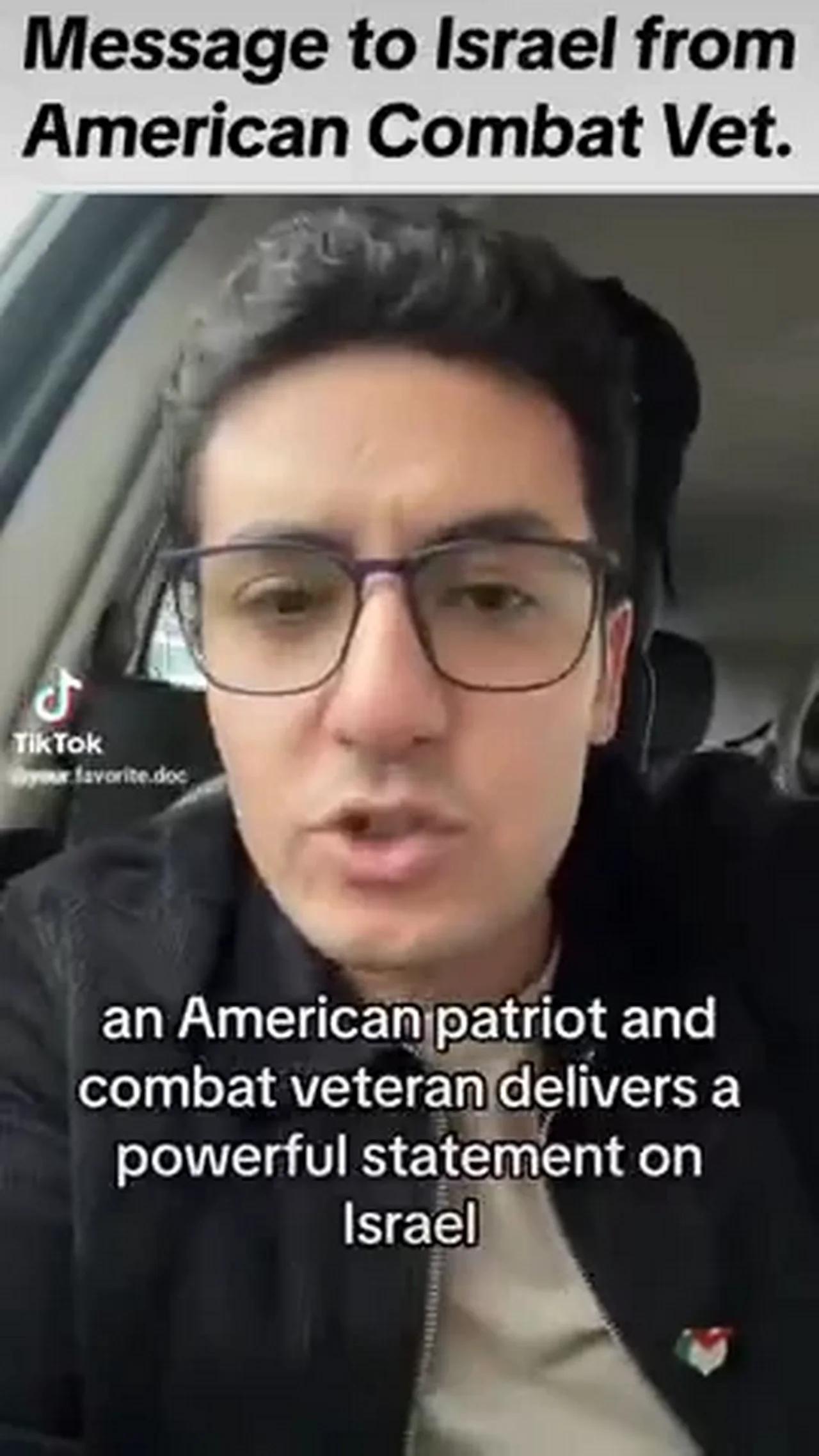 American Soldier Tells Like it is on that Parasite Israel