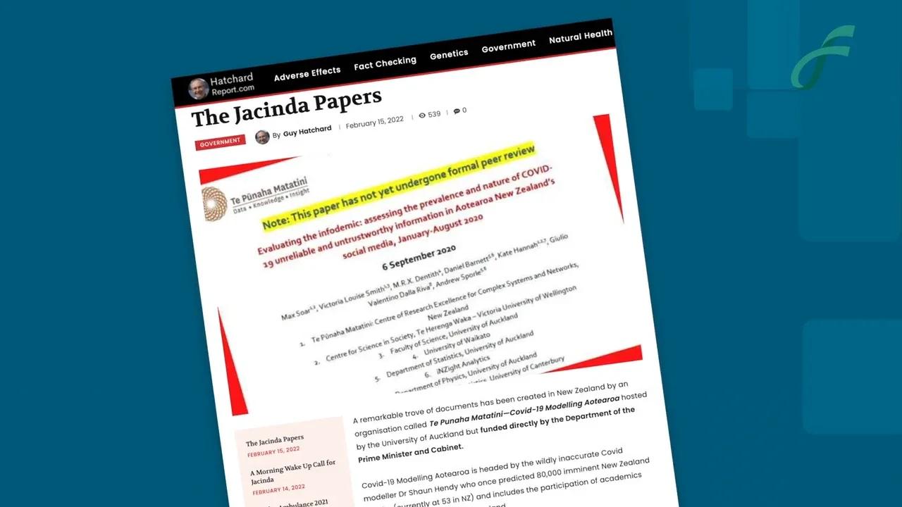 Dr Guy Hatchard on 'The Jacinda Papers'
