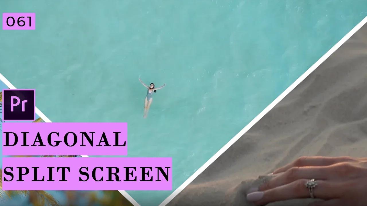 How to create a Diagonal Split Screen in Premiere Pro