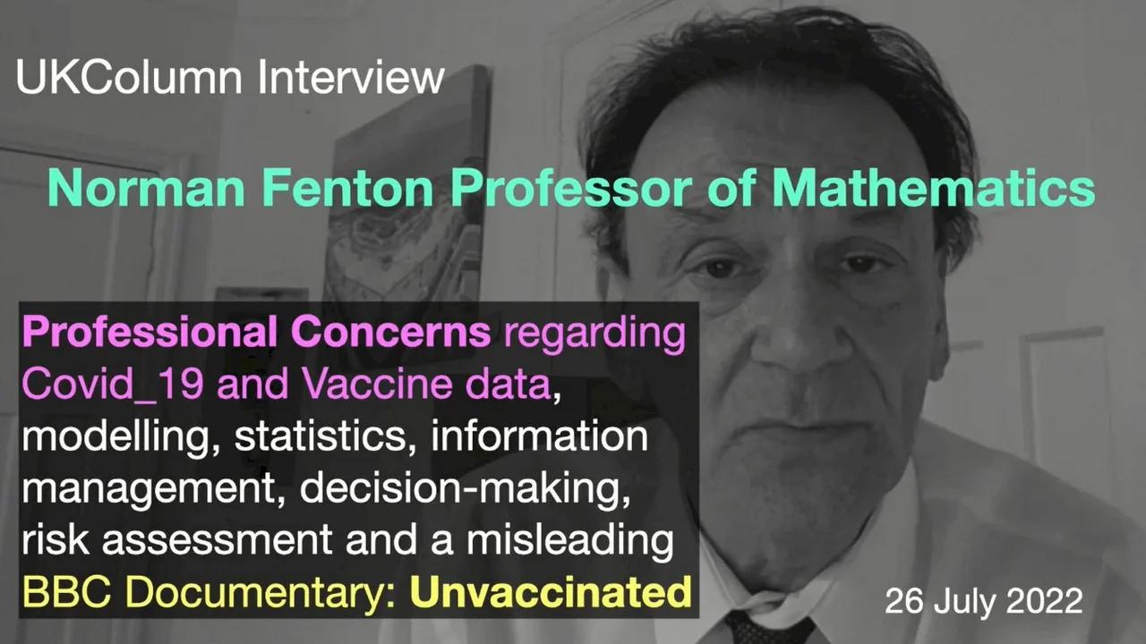 Professor Norman Fenton questions vaccine data analysis