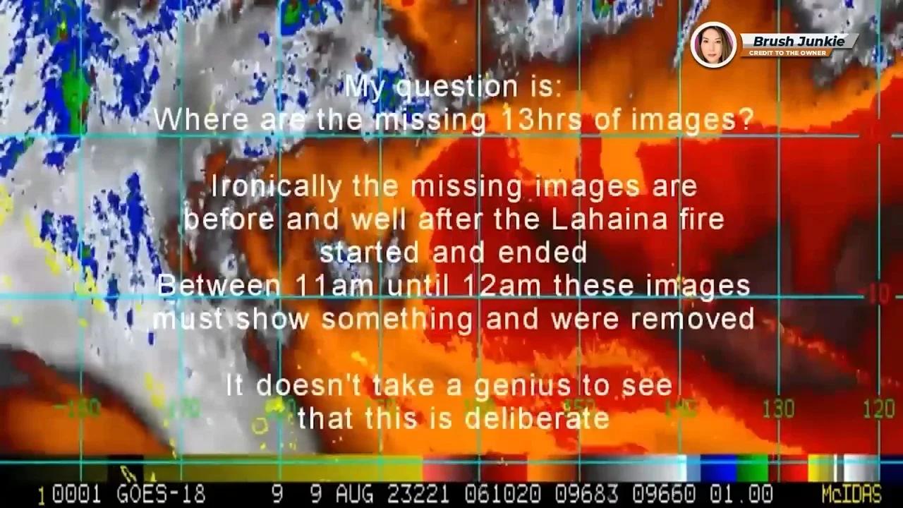 Where’s the MISSING Maui Fire Weather Satellite Images?