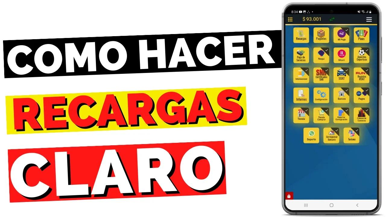 Aprende a vender recargas CLARO EN LINEA con nuestro tutorial paso a ...