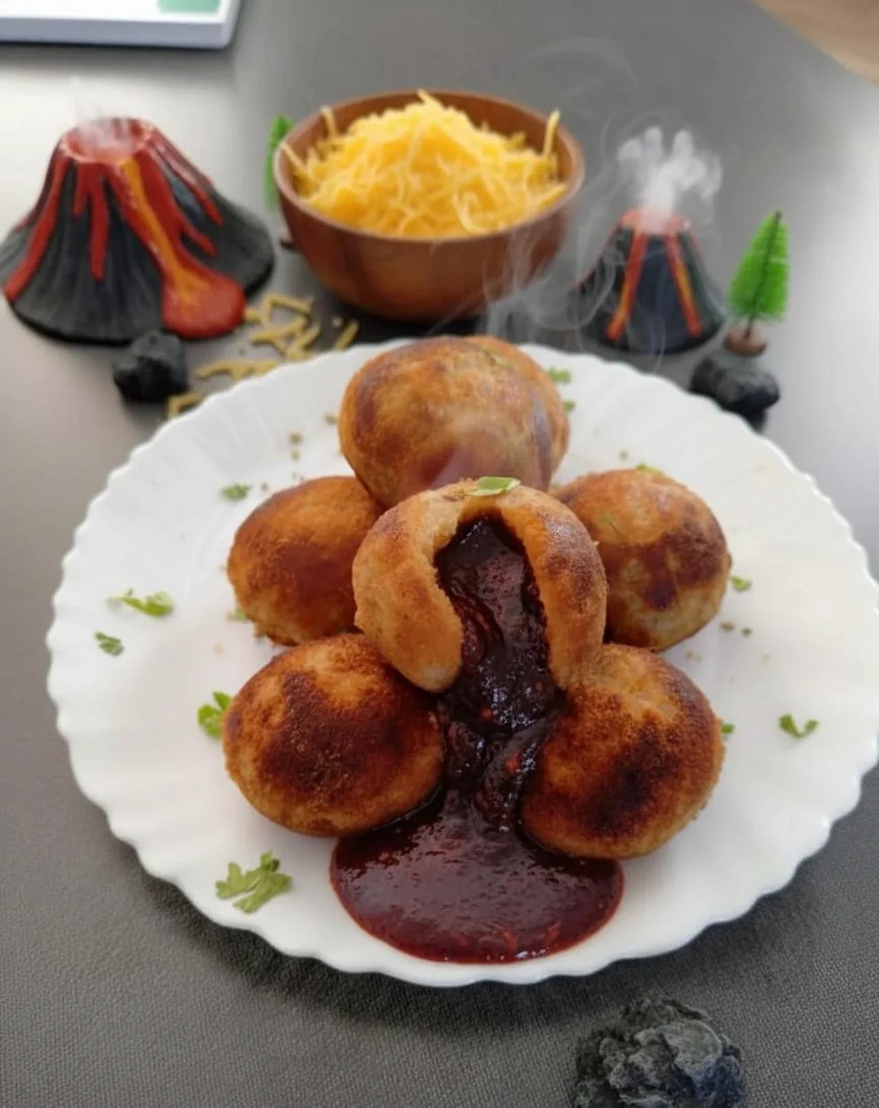 Crave Molten Cheese Lava Bombs Recipe? Easy Cheesy Snacks That Erupt ...