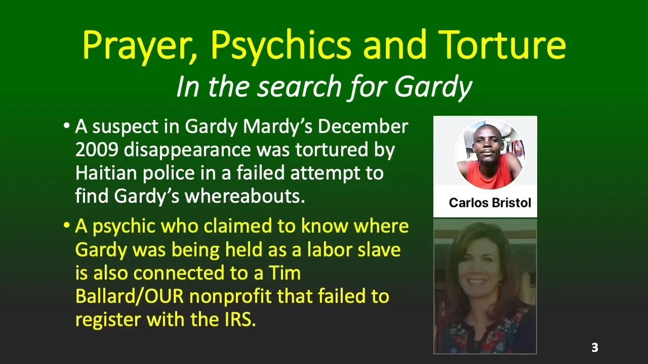 Op Ed Series on Tim Ballard Operation Underground Railroad - Part 10