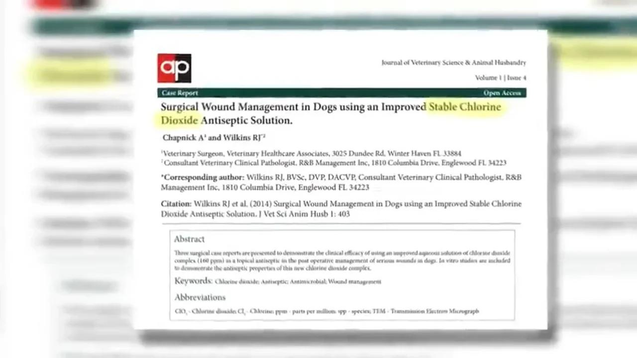 The Universal Antidote - Chlorine Dioxide