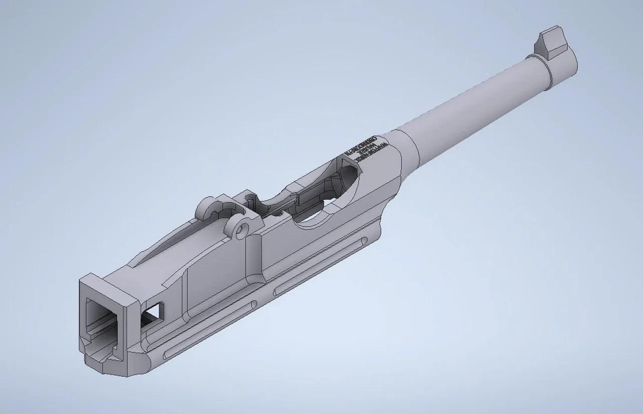 Mauser-C96 Barrel and Barrel extension