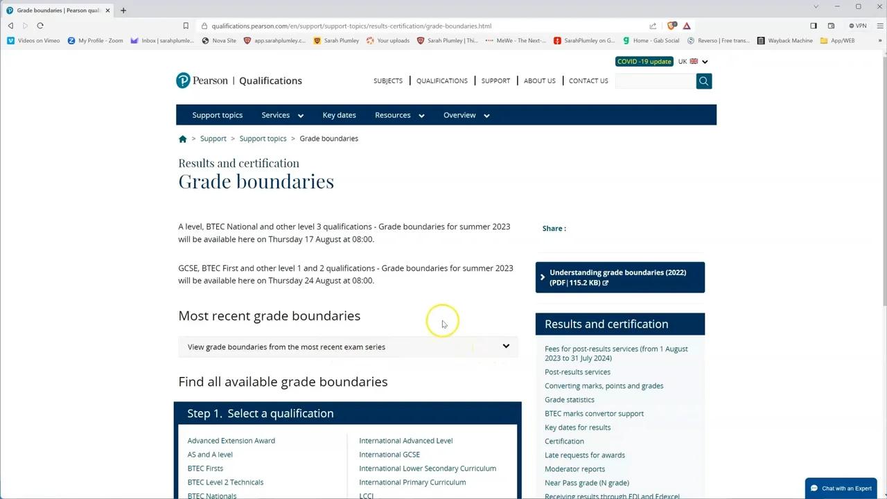 GCSE Pass Percentages for DUMMIES