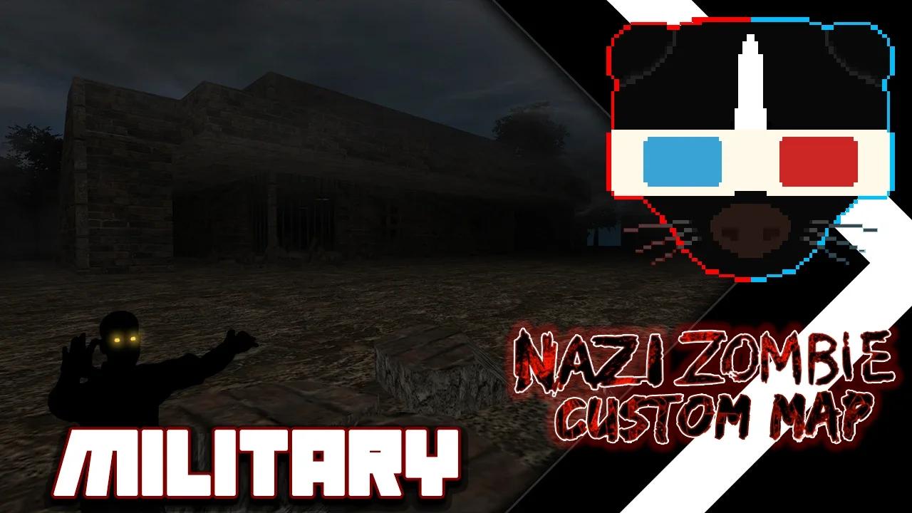 CoD: World at War - Nazi Zombie Custom Map [Military] (Official Stream)