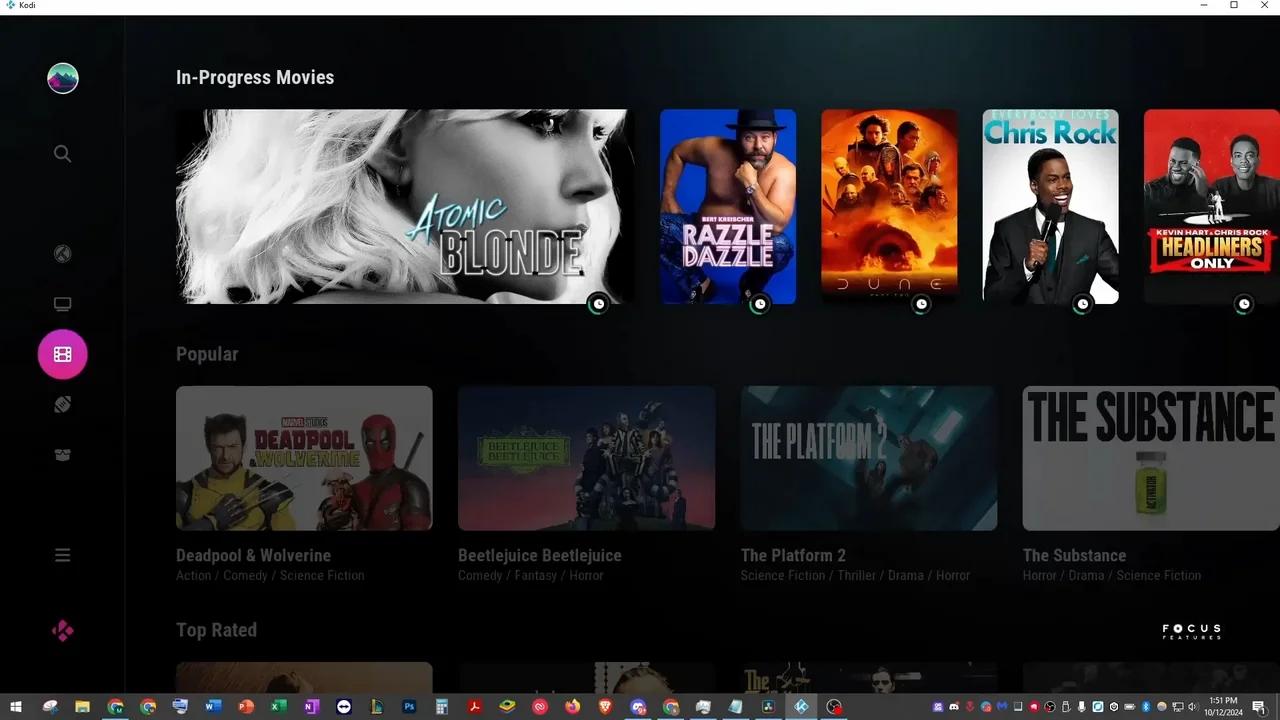 Kodi 21.1 Omega ULTIMATE Sports + TV + MOVIES + Trakt - 4K PlayBack Build Arctic Fuse 2 Skin