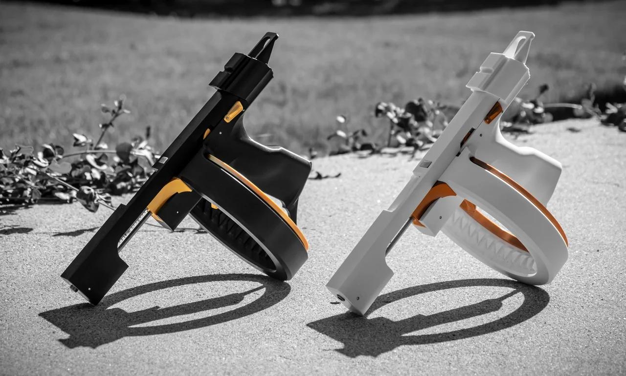 HW4 Mega Pistol "Revised Version" .22 Revolving Pistol 3d Printed ...