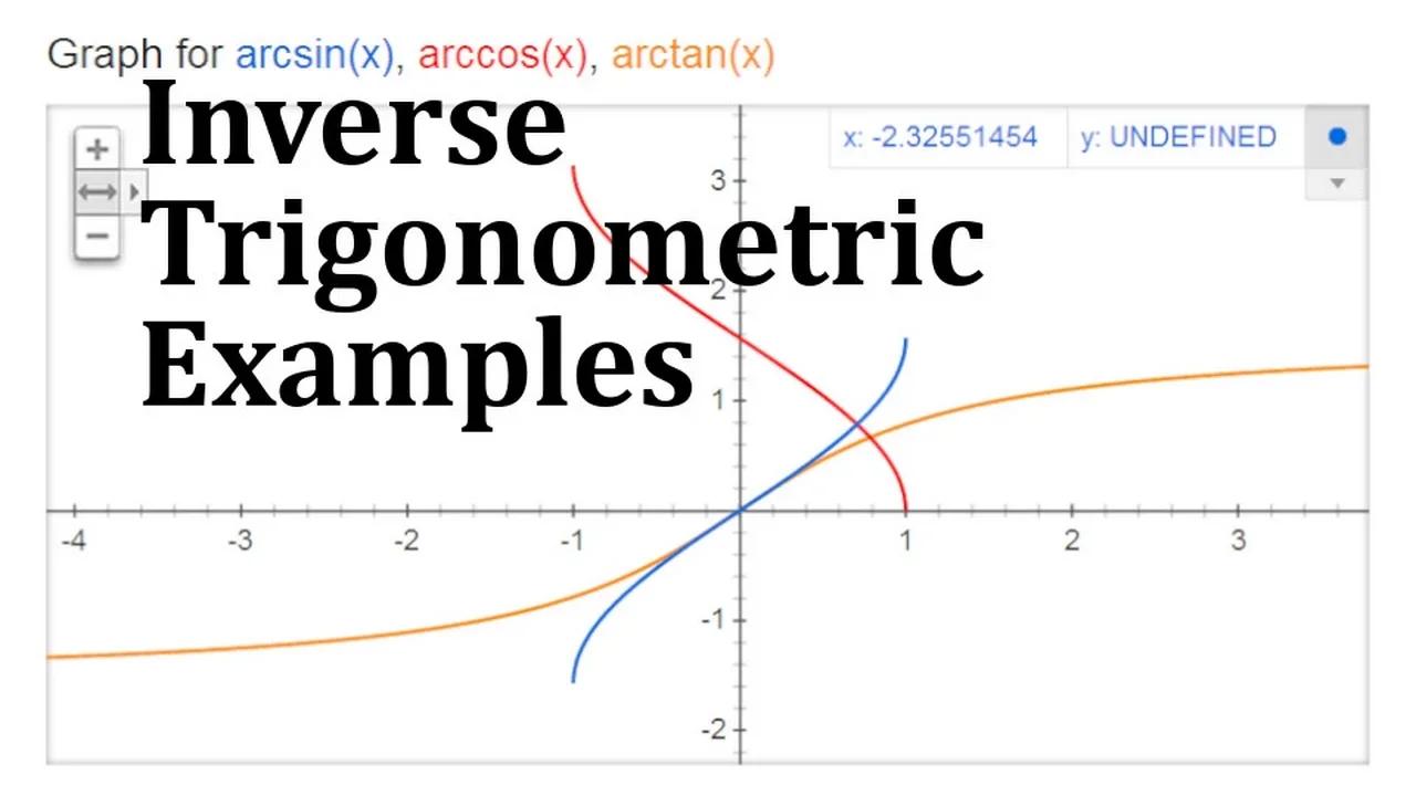 Inverse Trigonometric Functions - Examples