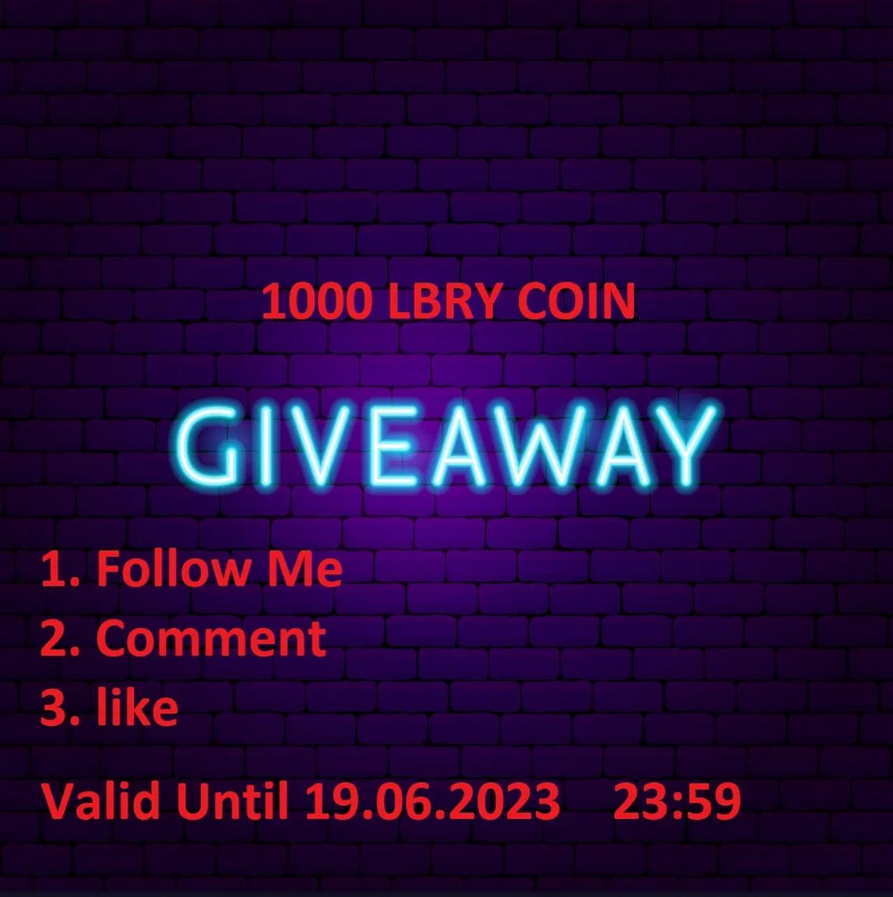 Giveaway 1000 LBC LBRY COIN FREE