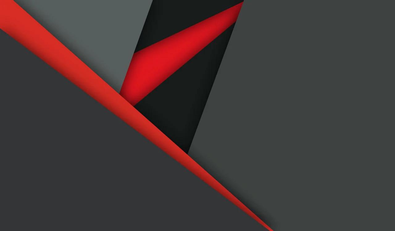 Matte Black And Red