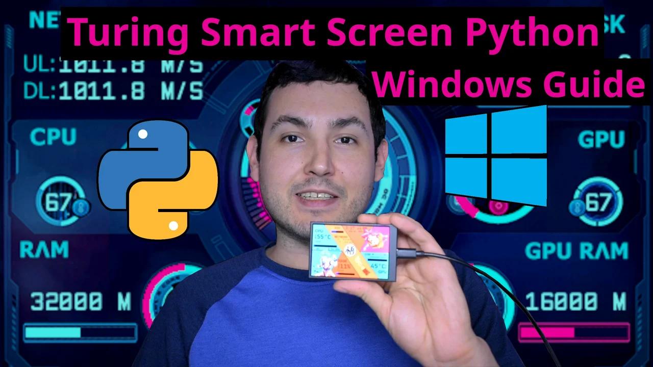 Windows Guide - Python - Turing Smart Screen System Monitor