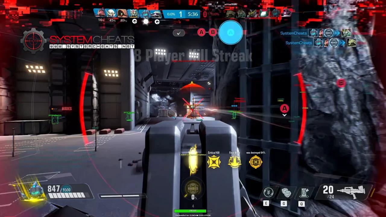 Gundam Evolution Cheat/Hack with Aimbot