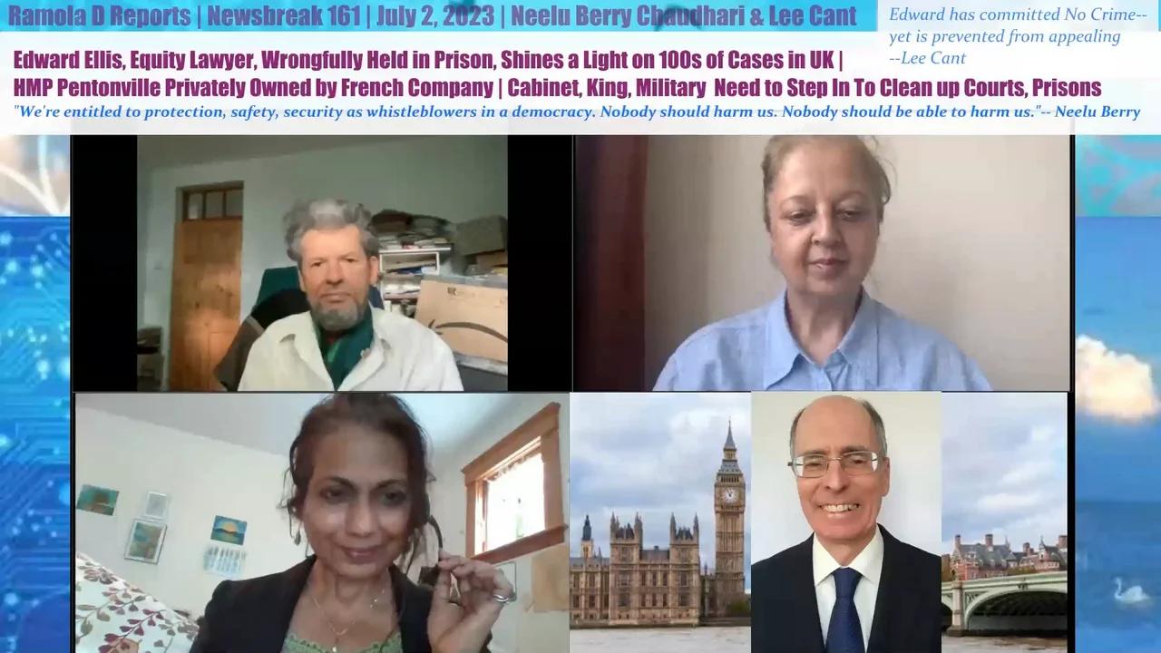 Newsbreak 161 July 2, 2023 Edward Ellis, Equity Lawyer, Wrongfully Held ...