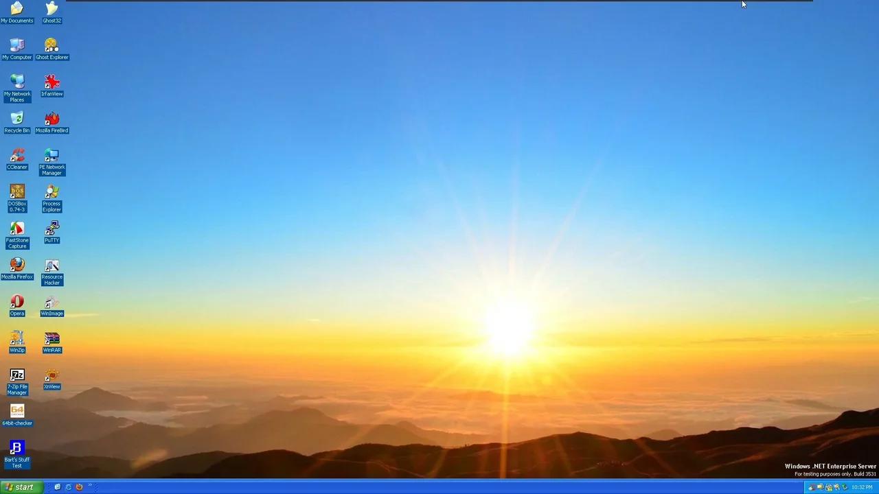 Windows Server 2003 Build 3531 on VMware Workstation Pro