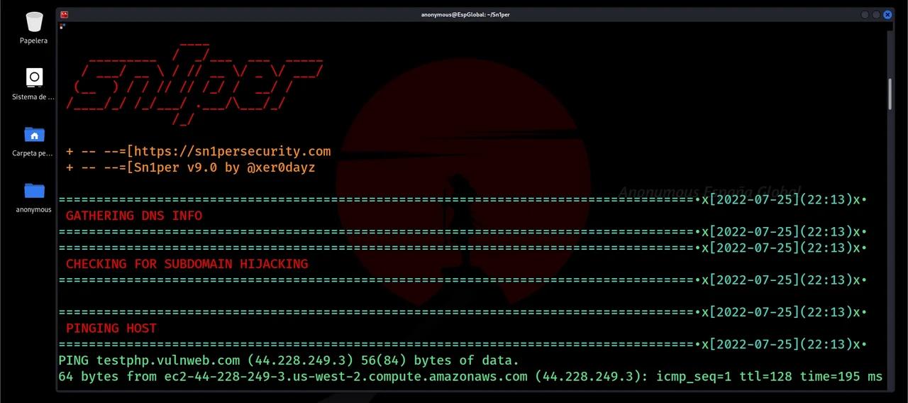 SNIPER ESCANER AUTOMATIZADO DE VULNERABILIDADES - KALI LINUX