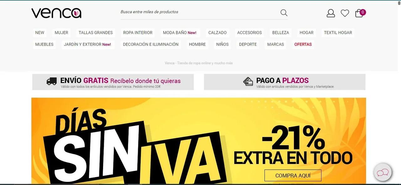 Venca// Tu tienda de ropa online y mucho más. Visita nuestra tienda ...