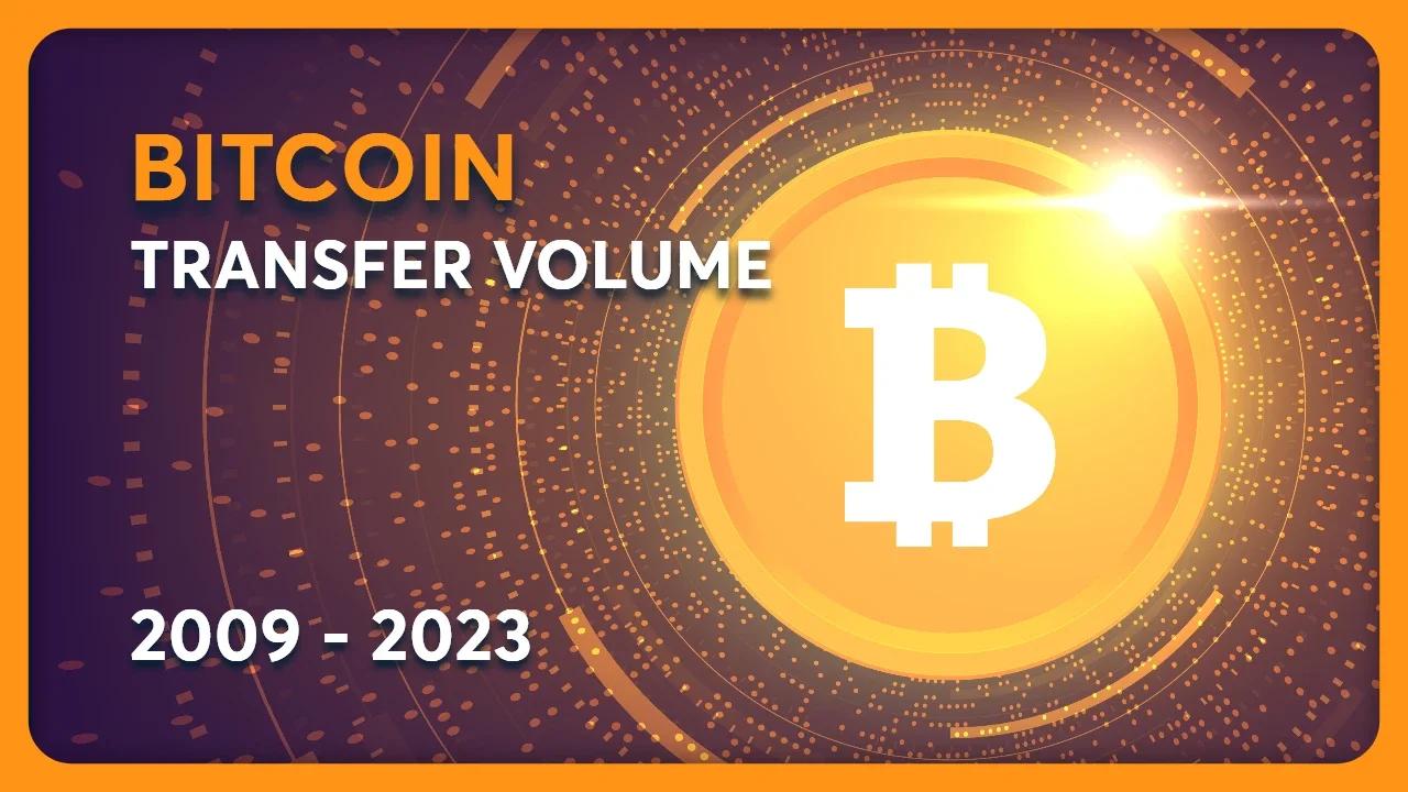 BITCOIN (BTC) Transfer Volume (Monthly/Native) 2009-2023 #crypto # ...