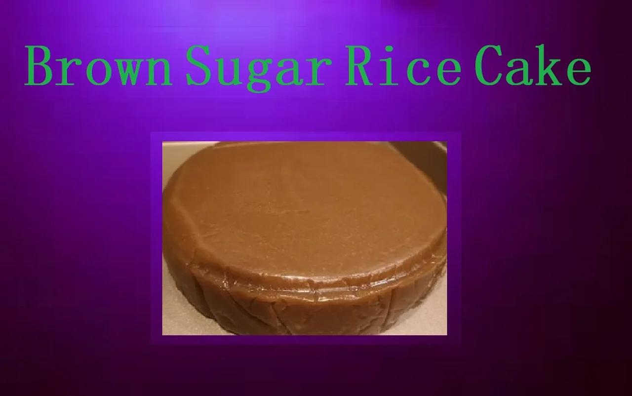 Recipe: Brown Sugar Rice Cake (客家红糖年糕)