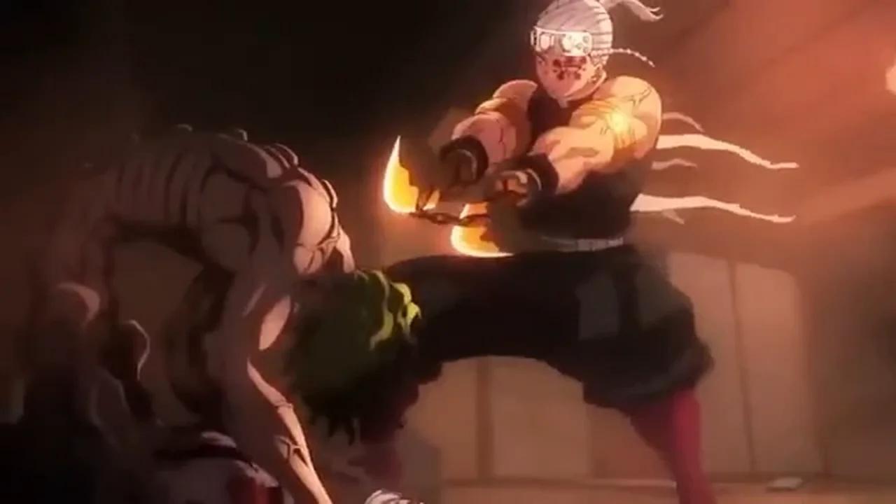 Tengen Uzui vs Upper moon 6 Full Fight Demon Slayer