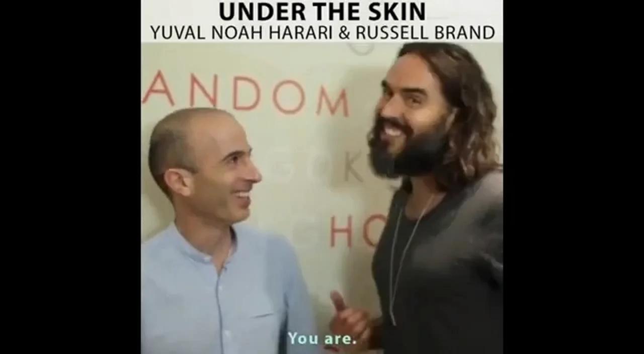 Russell Brand thinks Klaus Anal Schwab’s top advisor, Yuval Noah Harari ...