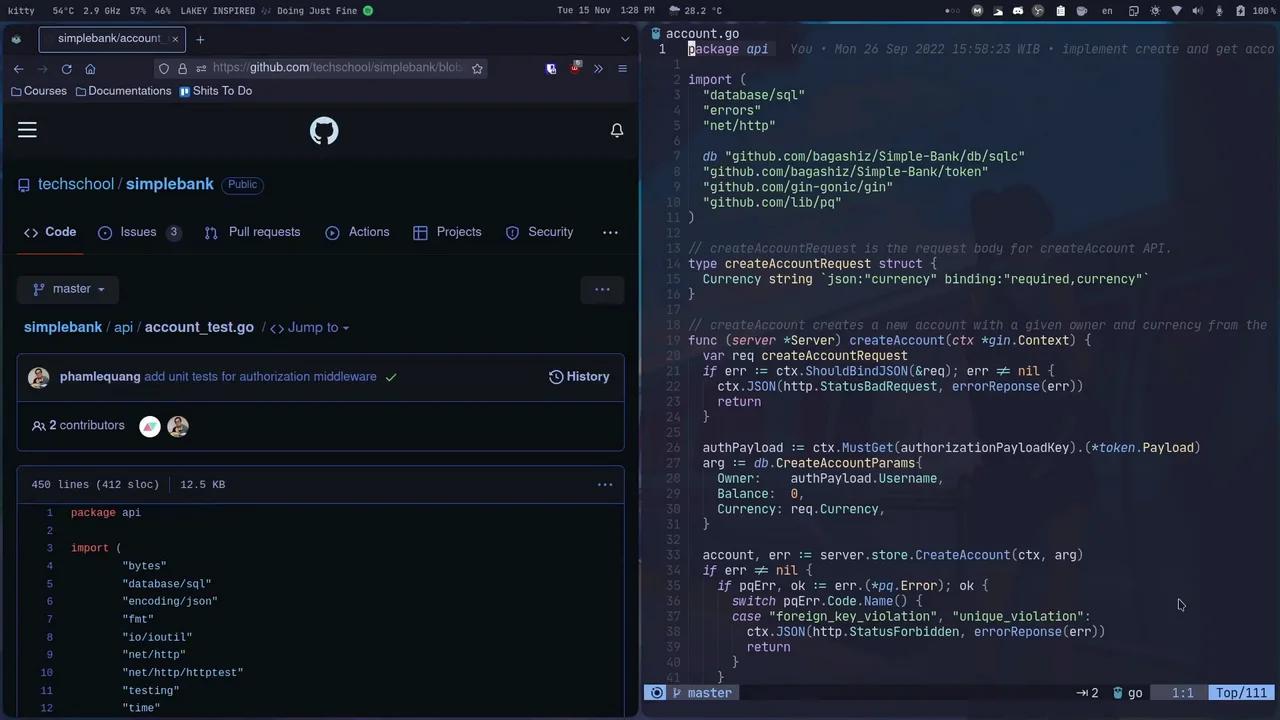 Backend Master Class Course Study | Adding Test Cases for Create ...