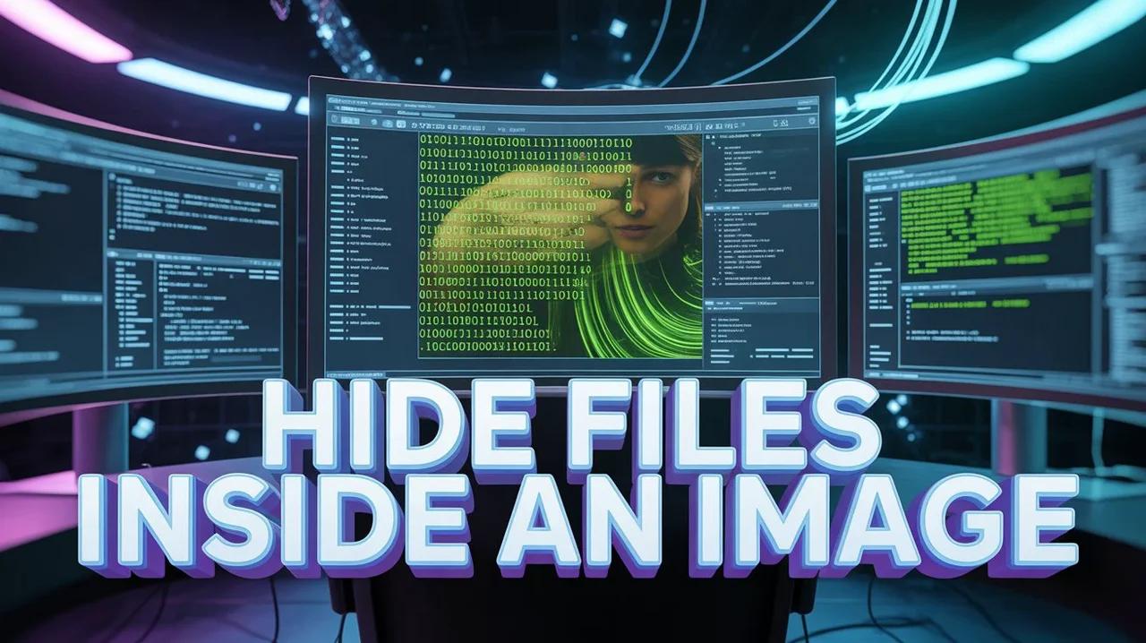 How to Hide Files or Secret Text Inside an Image | Invisible Data Trick ...