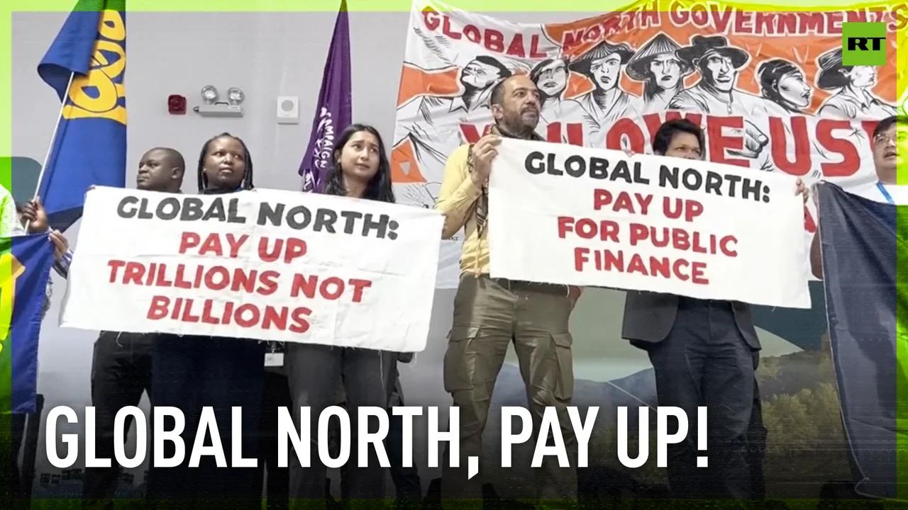 Protests continue at COP29 as activists pressure the Global North to ...