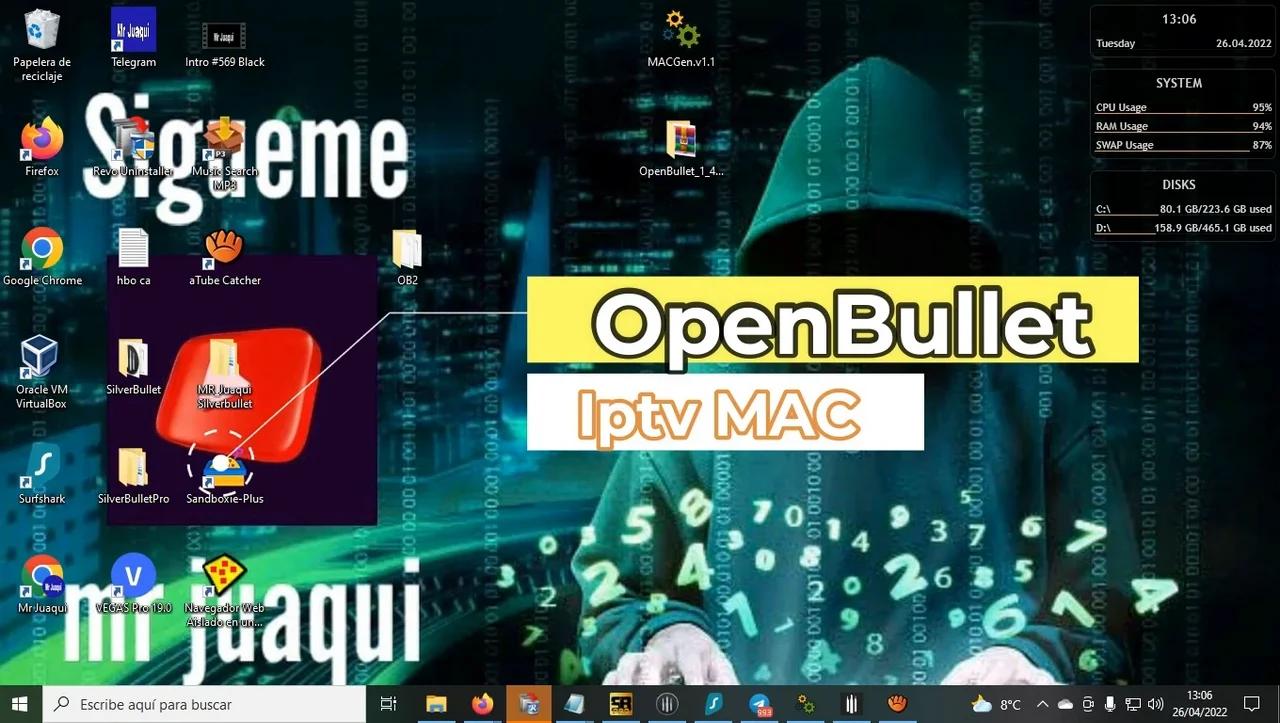 CLASE-8 Taller OpenBullet = SilverBullet IPTV MAC Taller OpenBullet
