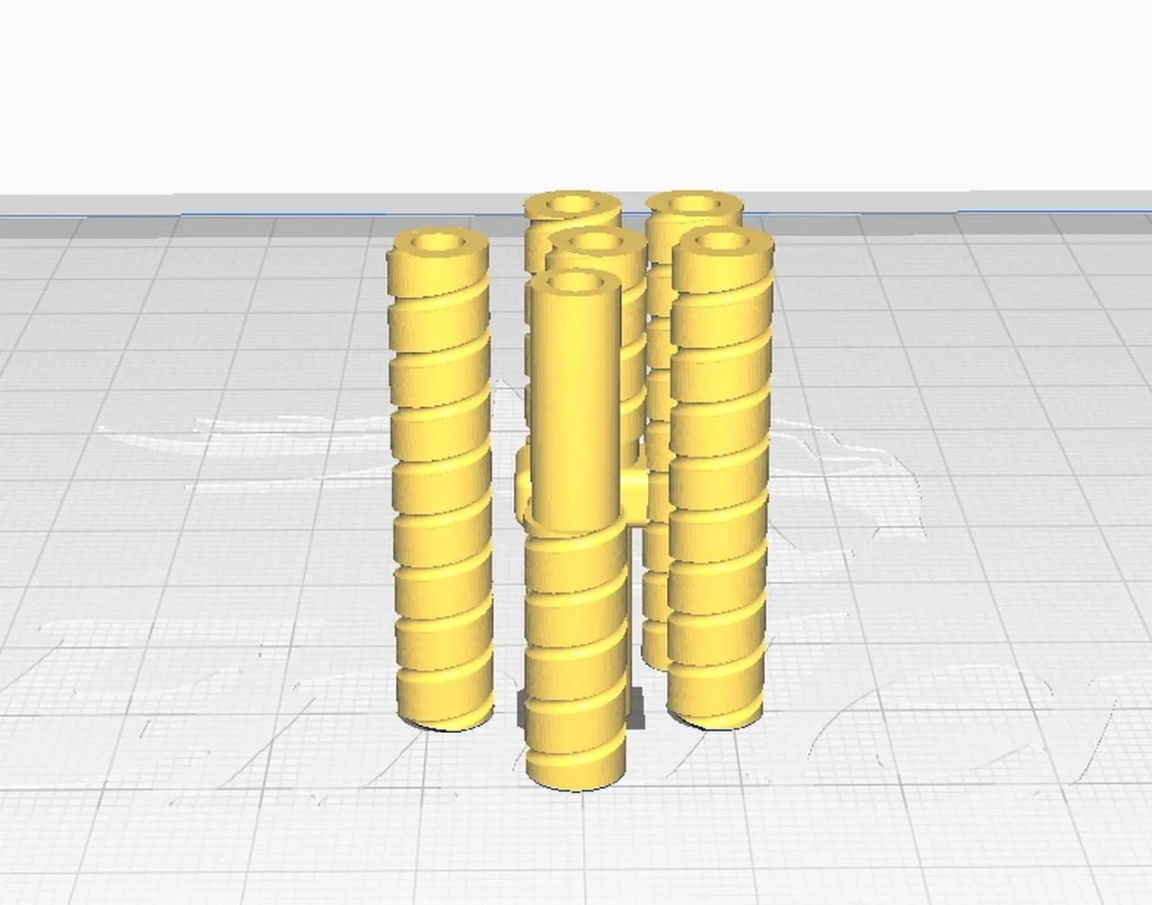 SY22 Magazine Spring Mandrel in pieces