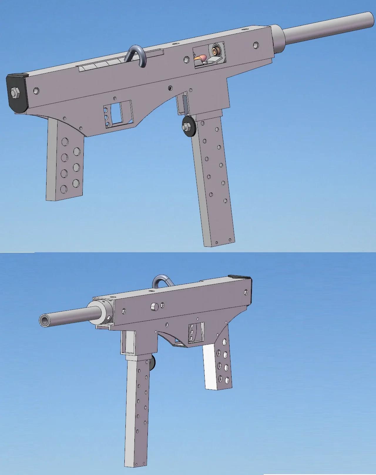 9mm Submachine Gun - P. A. Luty