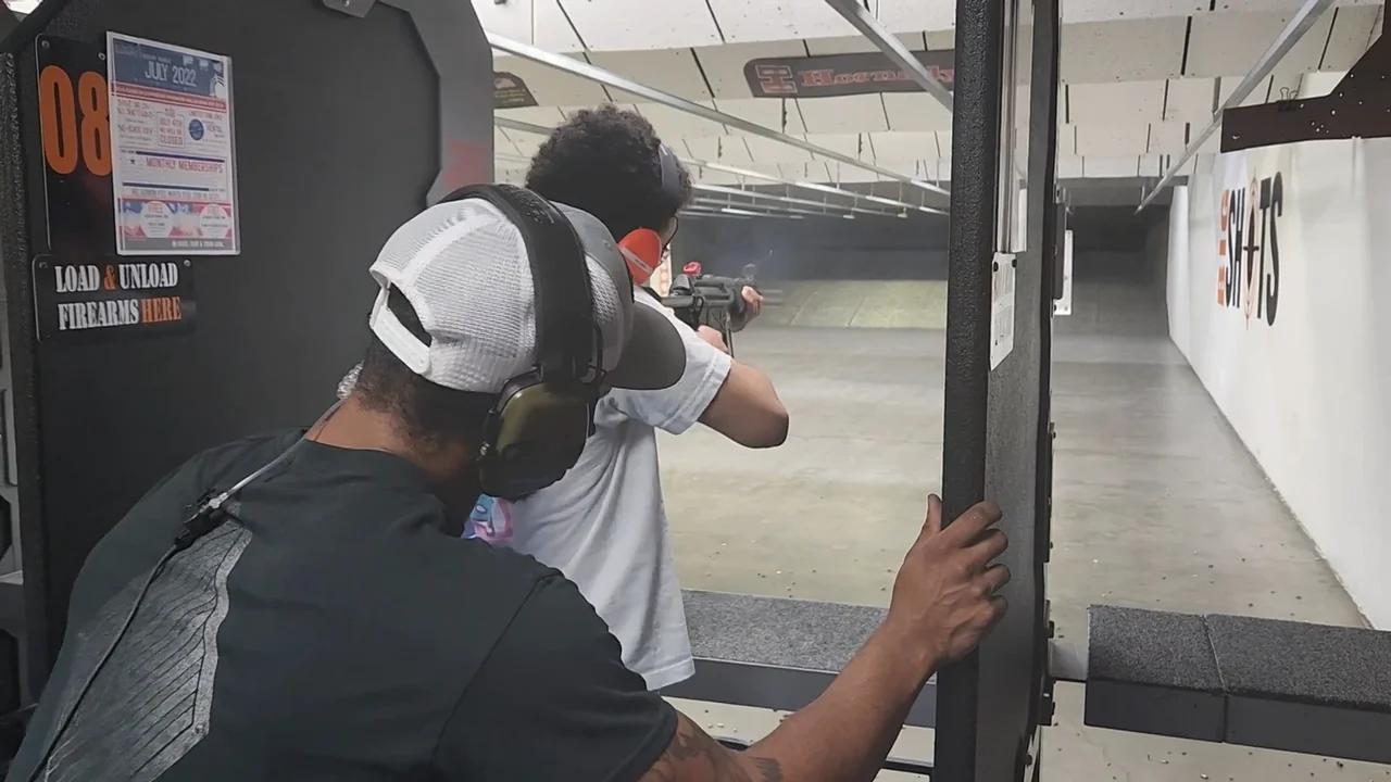 Shooting Full Auto Mp5