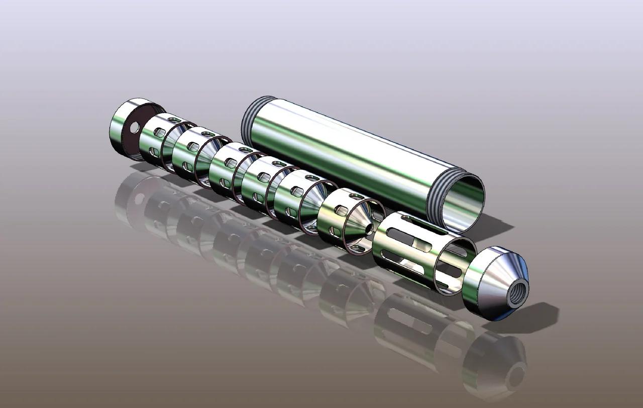 M-Baffle w Integrated Spacers